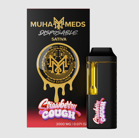 Strawberry Cough Muha Meds Disposable: Buy 2G Distillate Pen